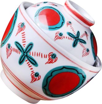 Cabilock Keramikgeschirr Satz Japanisch Unterglasur Suppensch&uuml;ssel Keramik Miso Und Reissch&uuml;ssel Mit Deckel F&uuml;r Suppen Und Reisgerichte