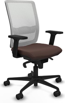 Piqueras y Crespo B&uuml;rostuhl 8H Haches mit 2D-Armen, h&ouml;henverstellbare Lendenwirbelst&uuml;tze, ausgestattet mit 5 Positionen und injiziertem Schaum. Mit Rollen von 65 mm Nyl