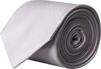 Calvin Klein Cravate en soie m&eacute;lang&eacute;e