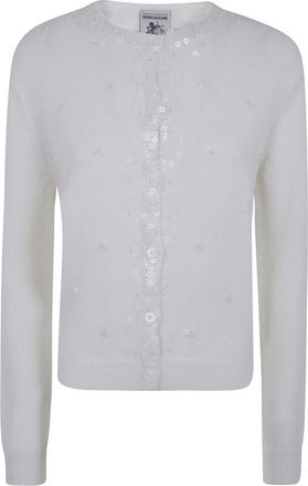 Semicouture Gilet Gypsy - Femme - Pulls - Blanc - Taille: 40 FR