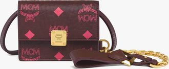 MCM Aren Anh&auml;nger f&uuml;r AirPods Pro mit Kettenriemen in Visetos