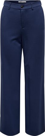 Only Damen Anzughose Onlpoptrash Life Hw Wide Pant PNT, Naval Academy, L / 32L