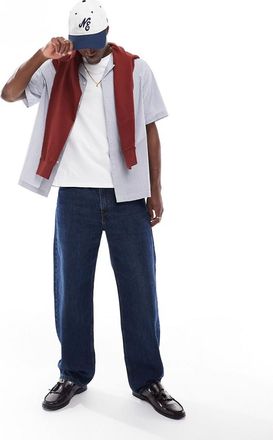 Levi's 565 97 - Gerade geschnittene, lässige Jeans in Dunkelblau-Marineblau