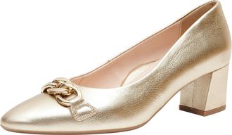 Ara Damen London Pumps, Platin, 41 EU Schmal