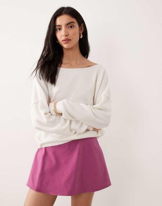 Free People See Me - Pull - Blanc combo