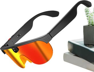Generic Fahrradbrille F&uuml;r M&auml;nner | Ger&auml;uschreduzierende Fahrradbrille Mit Kamera - Drahtlose Kamera Sonnenbrille,F&uuml;r Jugendliche Erwachsene Kinder Damen Und M