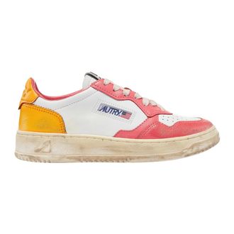 Autry Femme, Chaussures, Multicolore, Taille: 37 EU Baskets basses Sv31 Blanc/Rose/Orange
