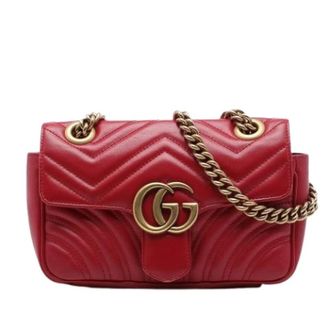 Gucci Pre-owned Vintage Quilted Shoulder Bag - - Pre-owned - Damen - Rot - ONE SIZE