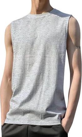 Generic D&eacute;bardeur pour homme - D&eacute;bardeur de sport sans manches - Maillot de corps sans manches - Pour la course &agrave; pied, le jogging, la gym, le fitness - Sans 