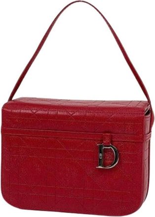 Dior Sac Vanity Pre-owned - Femme - Pre-owned - Rouge - Taille: ONE Size