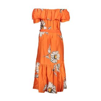 Desigual Femme, Robes, Orange, Taille: 42 FR Robes