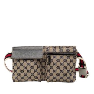 Gucci unisex, Pre-owned, Beige, Taille: ONE Size Sac Banane Pre-owned