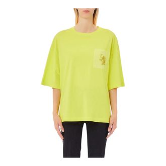 Liu Jo Cotton T-shirt - - Tops - Damen - Gelb - XL