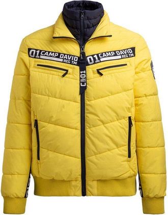 Camp David Winterjacke mit Rei&szlig;verschluss an den Einschubtaschen