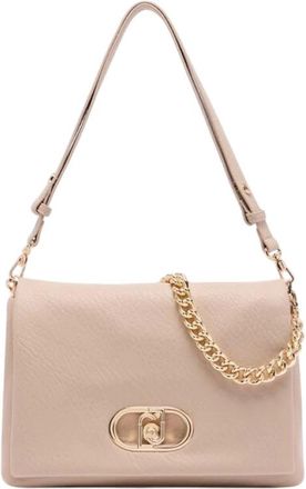 Liu Jo Femme, Sacs, Beige, Taille: ONE Size Grand sac LaPuffy avec logo métallique