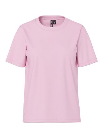Pieces Damen Pcria Ss Solid Tee Noos Bc T-Shirt 17140802,Roseate Spoonbill,XS