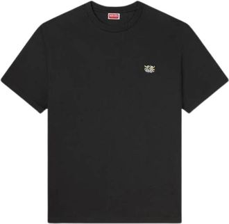 Kenzo Wild Tiger T-Shirt mit Stickerei - - Tops - Herren - Schwarzk - XS