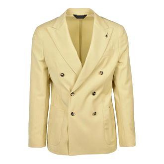 Paoloni Doppiopetto Blazer - - Jackets - Herren - Gr&uuml;n - XL
