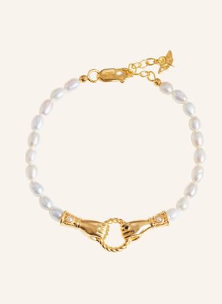 Missoma Missoma Armband Harris Reed In Good Hands Pearl By Glambou gold