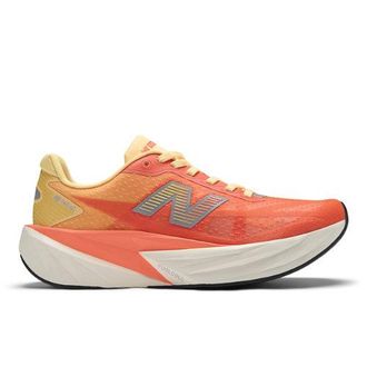 New Balance Femme FuelCell Rebel v5 en Orange/Gris, Synth&eacute;tique, Taille 36.5