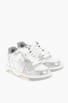 Off-white Two-Tone Leather OUT OF OFFICE Low Top Sneakers size 37,5