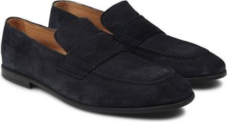 Mille 885 Calf Suede Loafer - Blue