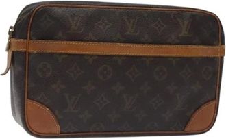 Louis Vuitton Pre-owned Toile pochettes-minaudieres - Femme - Pre-owned - Brun - Taille: ONE Size