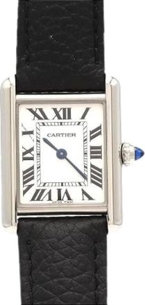 Cartier Pre-owned Tank Must Acier inoxydable Quartz - Femme - Pre-owned - Gris - Taille: ONE Size