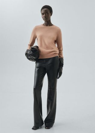 Mango Pullover 100% Kaschmir mittelbraun - Damen - XS - MANGO