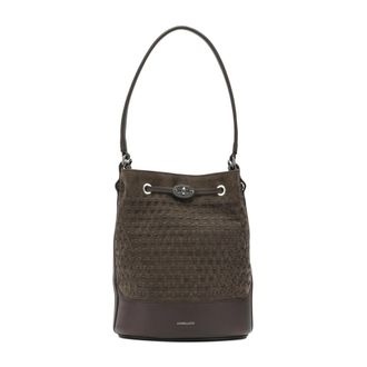 Zanellato Postina S Schultertasche aus Leder - - Bags - Damen - Braun - ONE SIZE