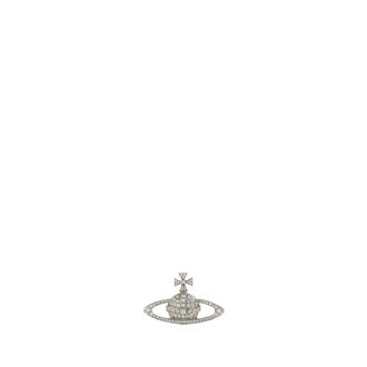 Vivienne Westwood Bas Relief Brosche - - Accessories - Damen - Grau - ONE SIZE