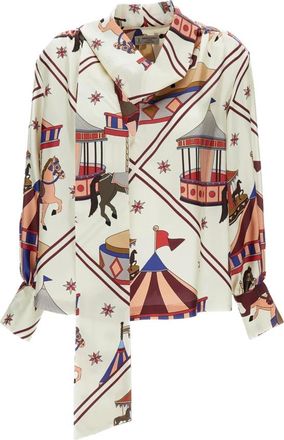 Alberto Biani Femme, Blouses et Chemises, Beige, Taille: 46 FR Mm863Se320411 Blouse