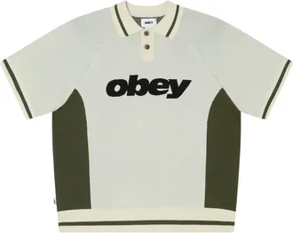 Obey Homme, Tops, Multicolore, Taille: XL Pull Polo Sport