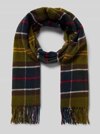 Barbour Schal mit Fransenabschluss Modell Yaxley