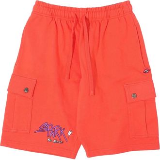 Chrome Hearts Matty Boy Sick Hearts Shorts - Rot