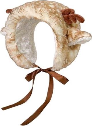 Generico Cache-oreilles pour lhiver, design animal, doux, chaud, sangle r&eacute;glable, cache-oreilles en peluche - pour activit&eacute;s de plein air, &eacute;v&eacute;nements sportifs,