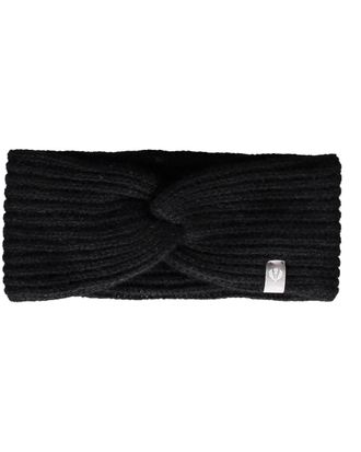 Fraas Damen Stirnband, 25 x 11 cm, Kaschmir Schwarz
