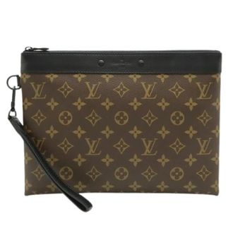 Louis Vuitton Pre-owned Pochette To Go Monogram Eclipse Clutch Bag - - Pre-owned - Damen - Braun - ONE SIZE