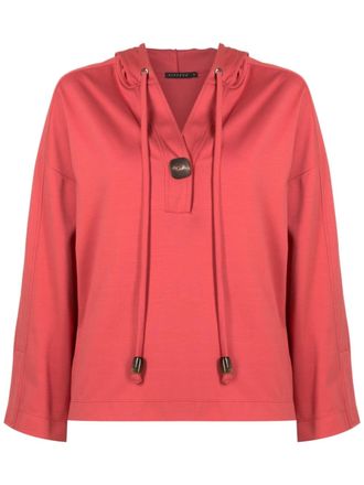 Alcaçuz chemise à capuche - Rouge