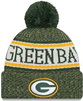 New Era Green Bay Packers NFL 2018 Sideline Sport OTC Beanie