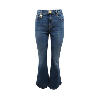 Ga&euml;lle Paris A Zampa Denim Hose - - Jeans - Damen - Blau - W28