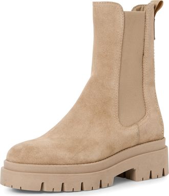 Tamaris Damen Stiefel Leder beige 42
