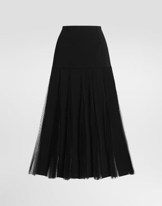 Dolce & Gabbana Rock Aus Jersey - Frau Collection Schwarz Viskose 46