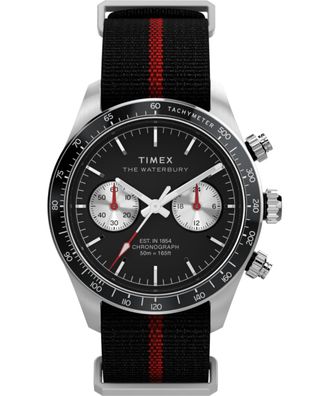 Timex Waterbury Heritage Schwarz Herren Armbanduhr TW2Y38900