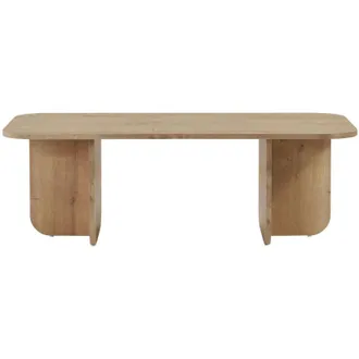 Habitat et Jardin Table basse en bois Akira 120 x 60 x 41 cm - Ch&ecirc;ne saphir