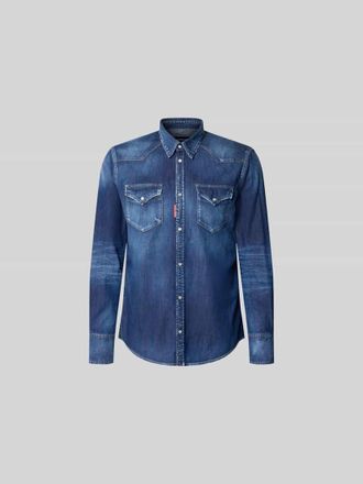 Dsquared2 Classic Fit Jeanshemd aus Baumwoll-Mix