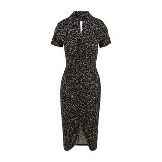 Mar De Margaritas Midikleid mit halblangen &Auml;rmeln und Tropfenausschnitt - - Dresses - Damen - Mehrfarbig - XS