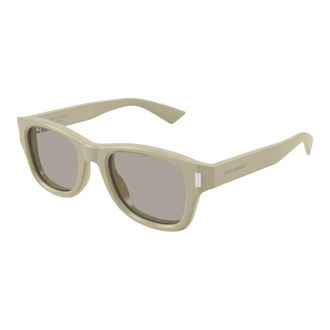 Saint Laurent Bold Squared Sonnenbrille - - Accessories - Damen - Gr&uuml;n - ONE SIZE