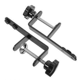 Artibetter 2 St&uuml;ck Verstellbare C Klemme Tischklemme aus Robustem Eisen f&uuml;r Lochwandhalterung Vielseitiger Stangenst&auml;nder zur Werkzeug und B&uuml;roorganisation Am Sc