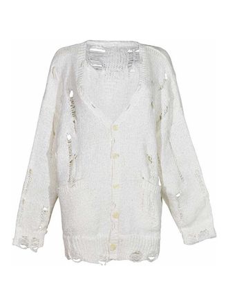 R13 Pull Col Rond - Blanc
